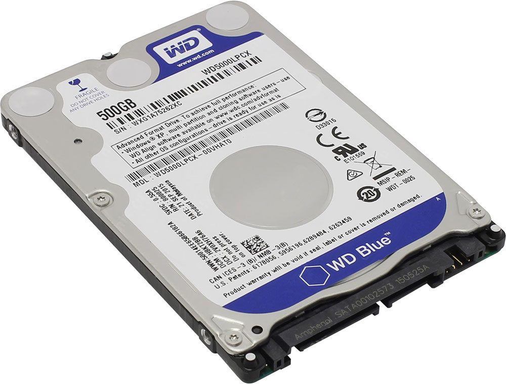 Western Digital Blue 500GB 5400RPM SATA III Cache Slim 7mm 2.5 ... Western Digital Blue 500GB 5400RPM SATA III Cache Slim 7mm 2.5 ...