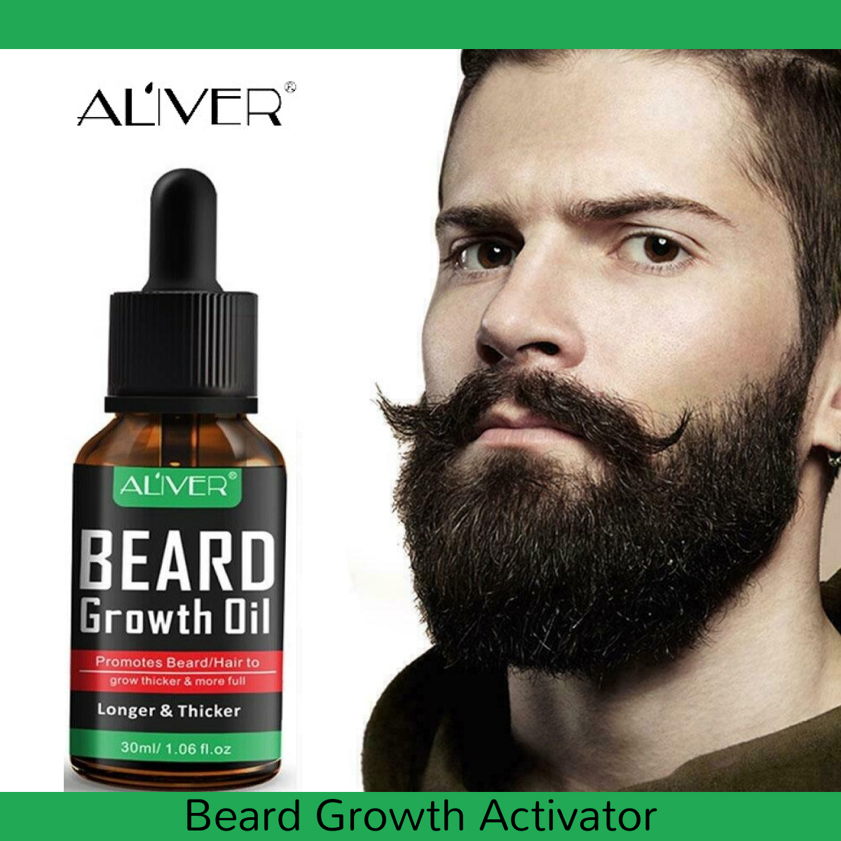 Aliver Beard Growth Activator Serum Oil