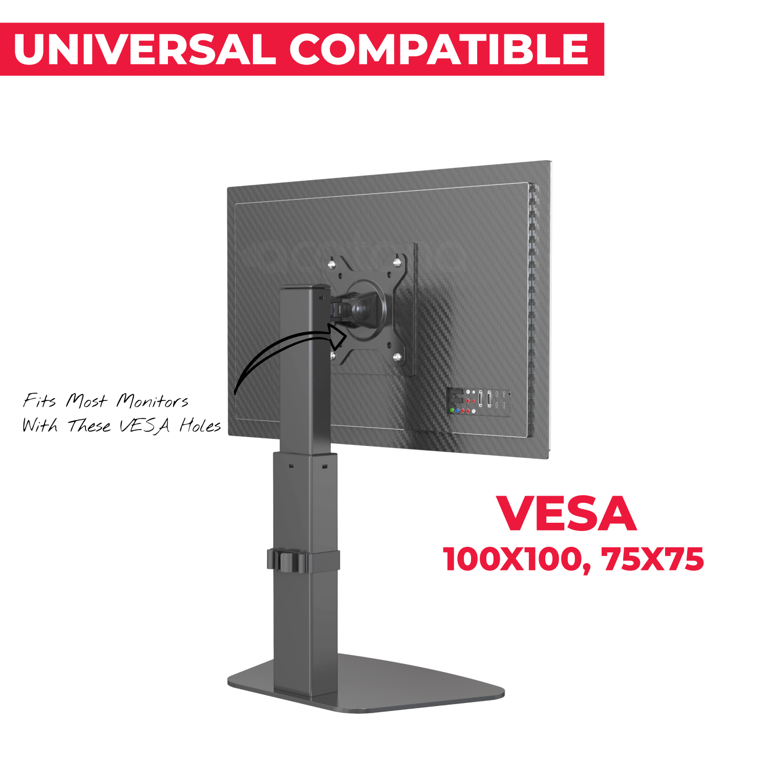 acatana Gas Lift Freestanding Monitor Stand Arm Desk Single HD LED ...
